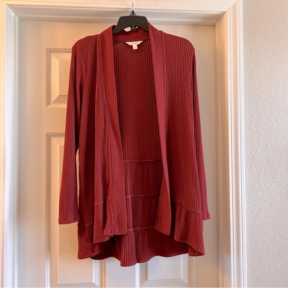 LC Lauren Conrad | Sweaters | L Lauren Conrad Burnt Rust Color Cardigan ...